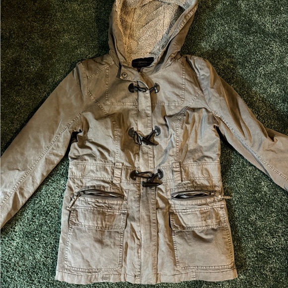 BNCI | Jackets & Coats | Bnci Kahki Grey Coat | Poshmark